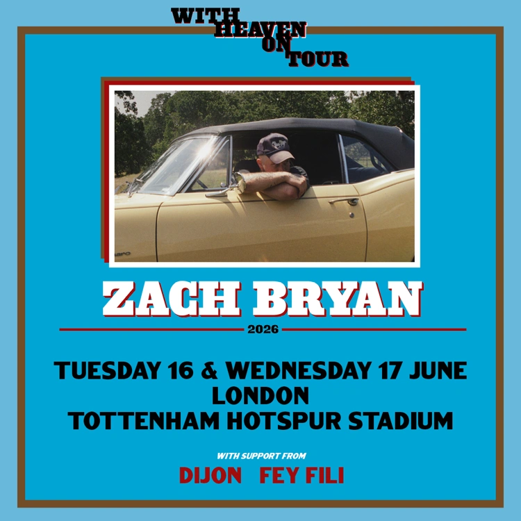 Zach Bryan: With Heaven On Tour